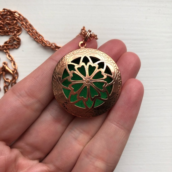 Vintage | Jewelry | Vintage Bronze Celtic Locket Pendant Necklace ...